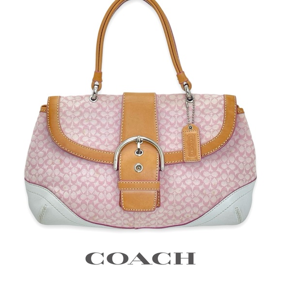 Coach | Bags | Vintage Coach Soho Micro Monogram Kissing C Shoulder Bag ...